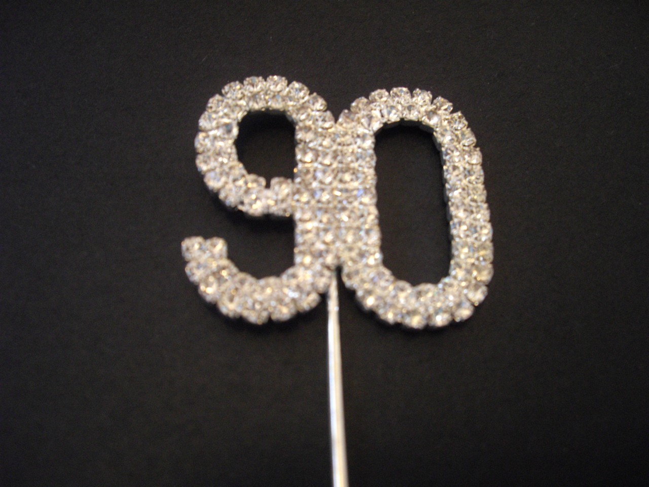 Diamante Number 90 Cake Topper – Bake It Easy